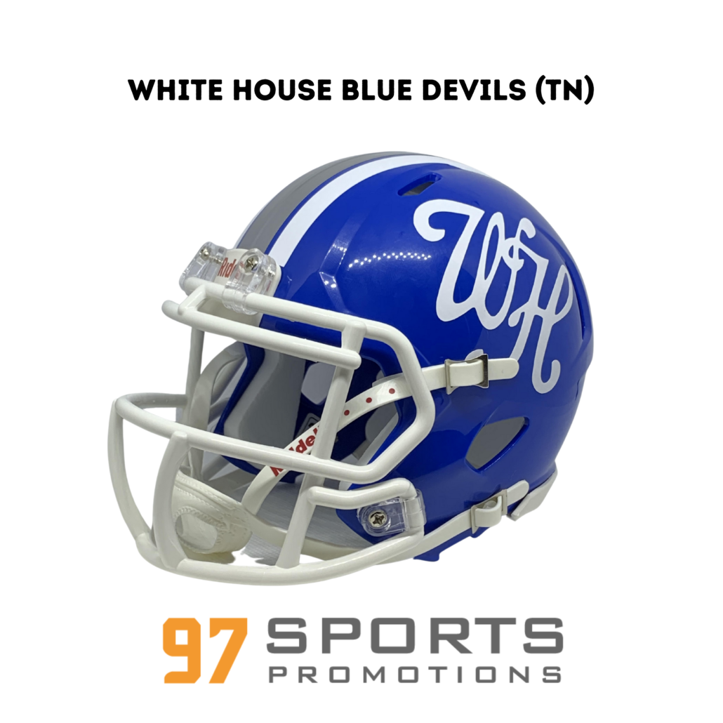 White House Blue Devils (TN) Mini Helmet - 97 Sports Promotions