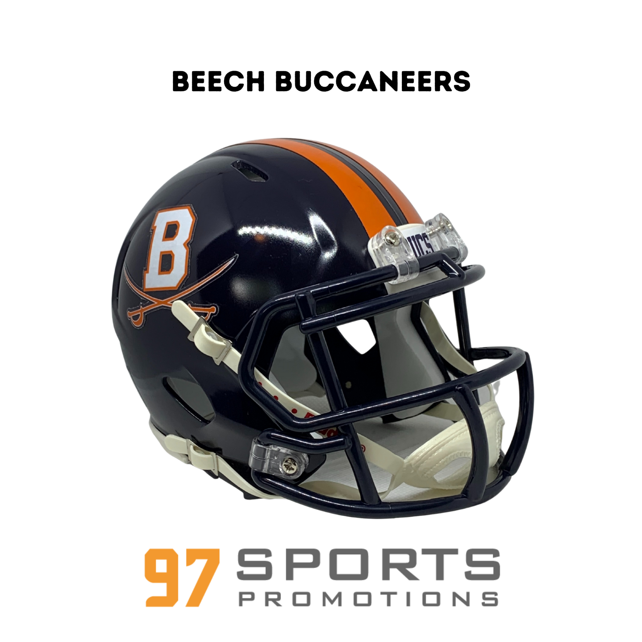 Beech High Buccaneers (TN) Mini Football Helmet - 97 Sports Promotions