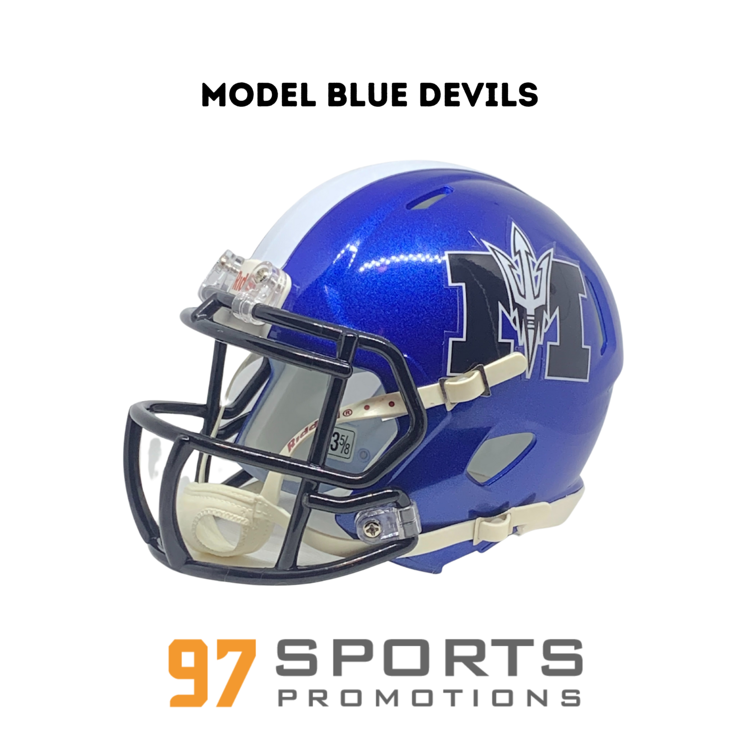 Model High School Blue Devils (GA) Mini Football Helmet - 97 Sports ...
