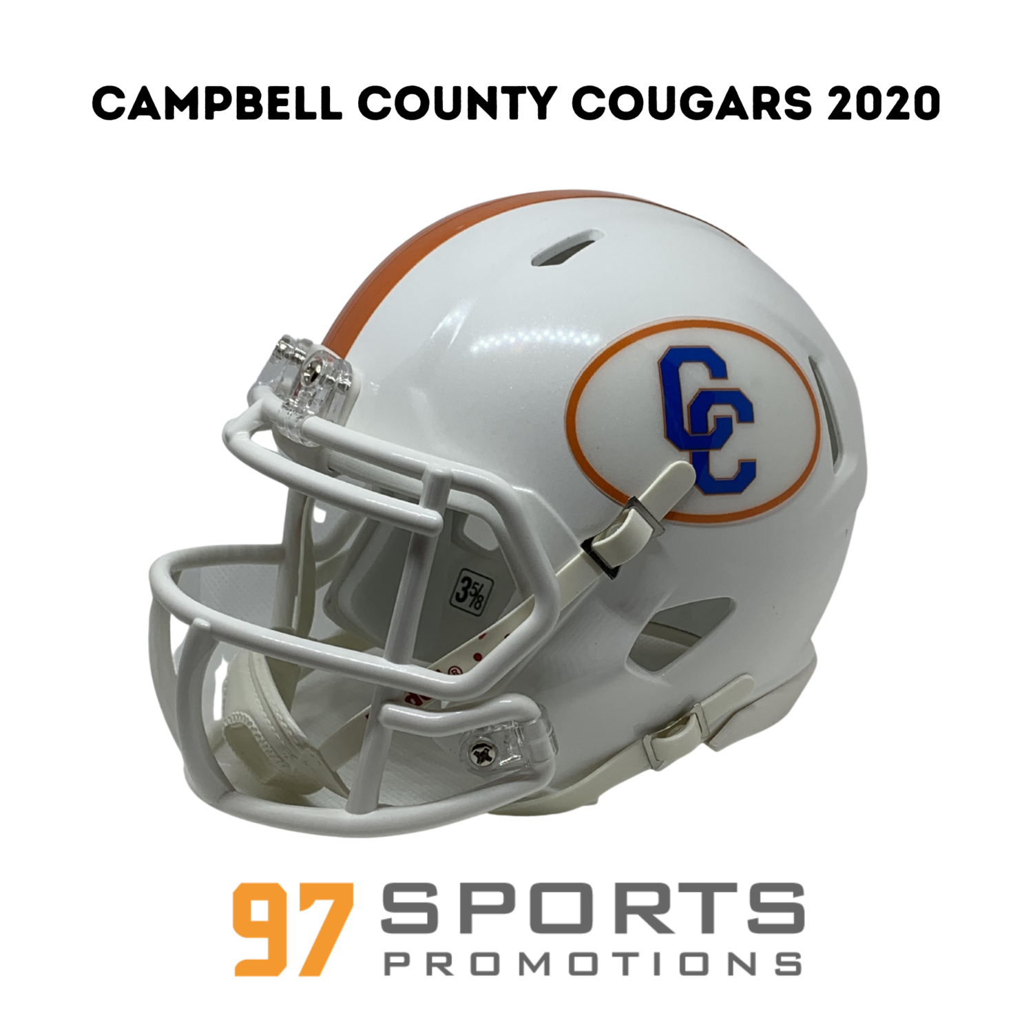 Campbell County Cougars (TN) 2020 Mini Football Helmet - 97 Sports ...
