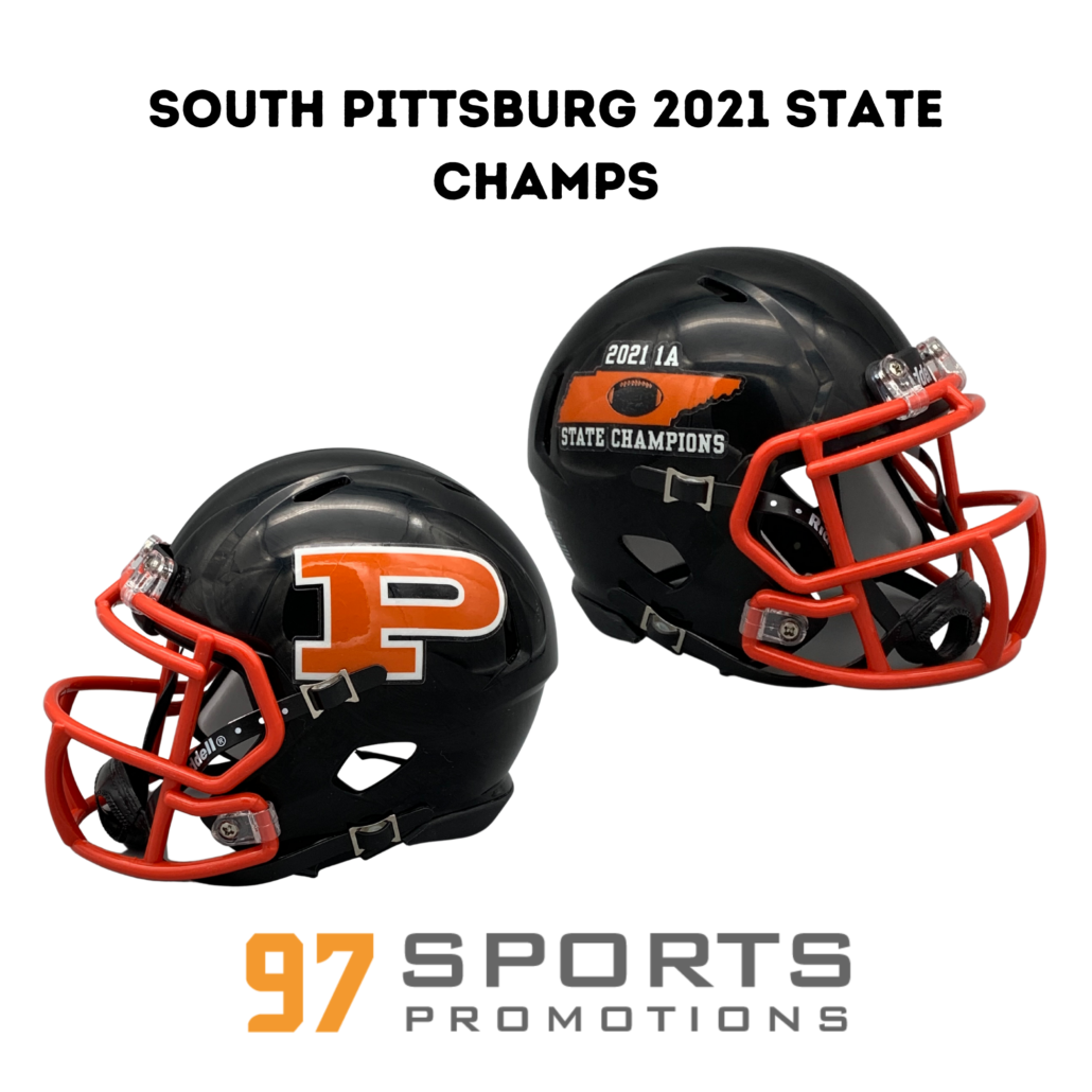South Pittsburg TN 2021 State Championship Mini Helmet - 97 Sports ...