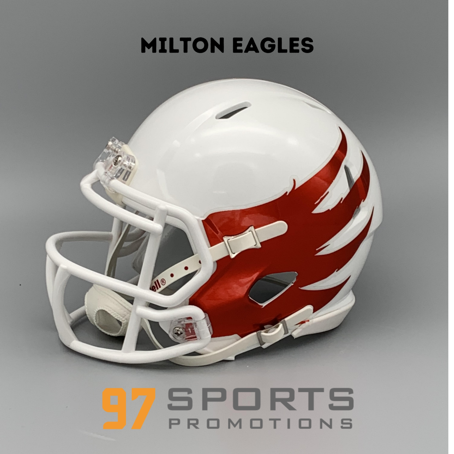 Milton High Eagles (GA) Mini Football Helmet - 97 Sports Promotions