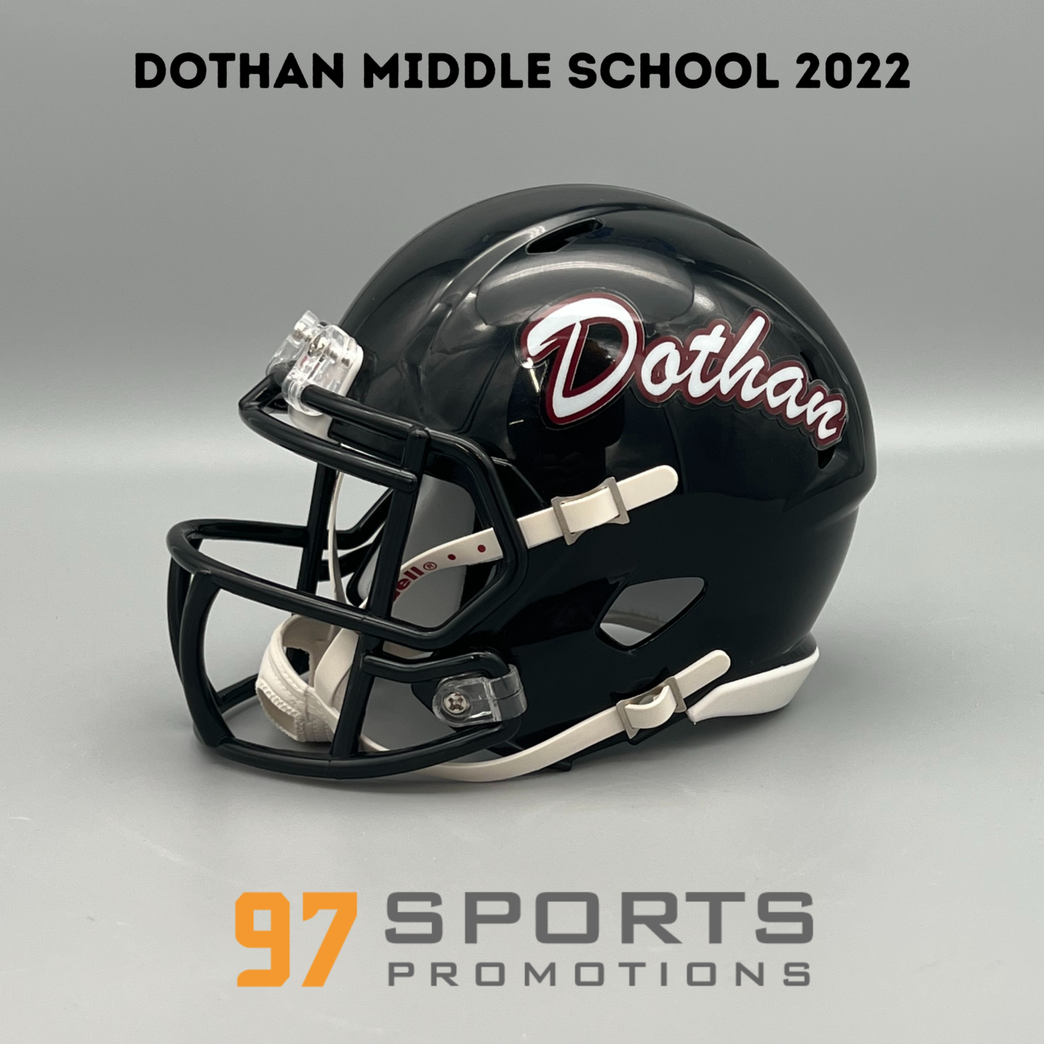 Dothan Middle School 2022 Mini Football Helmet - 97 Sports Promotions