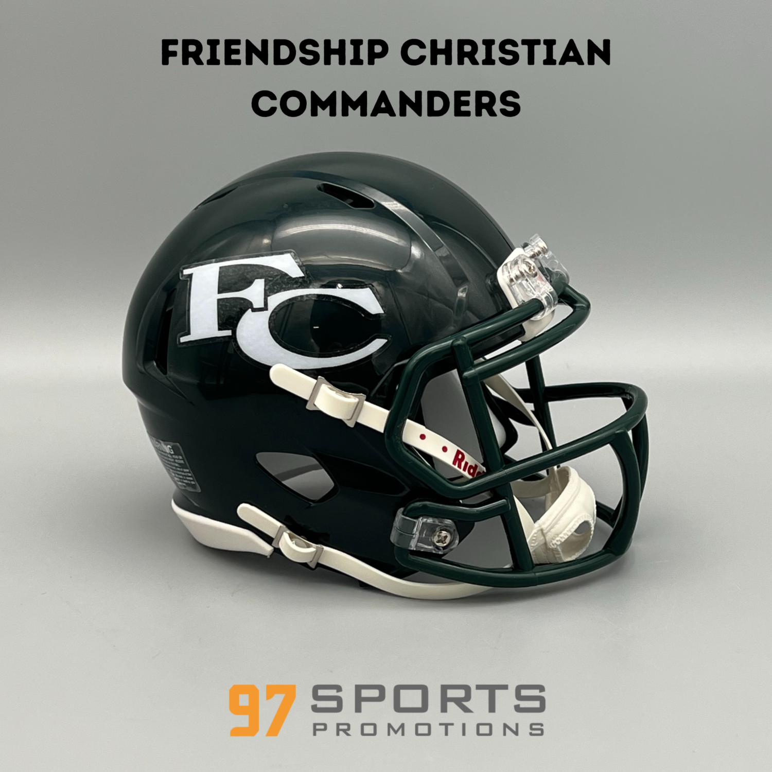 Friendship Christian School Commanders Mini Football Helmet 2022 - 97 ...