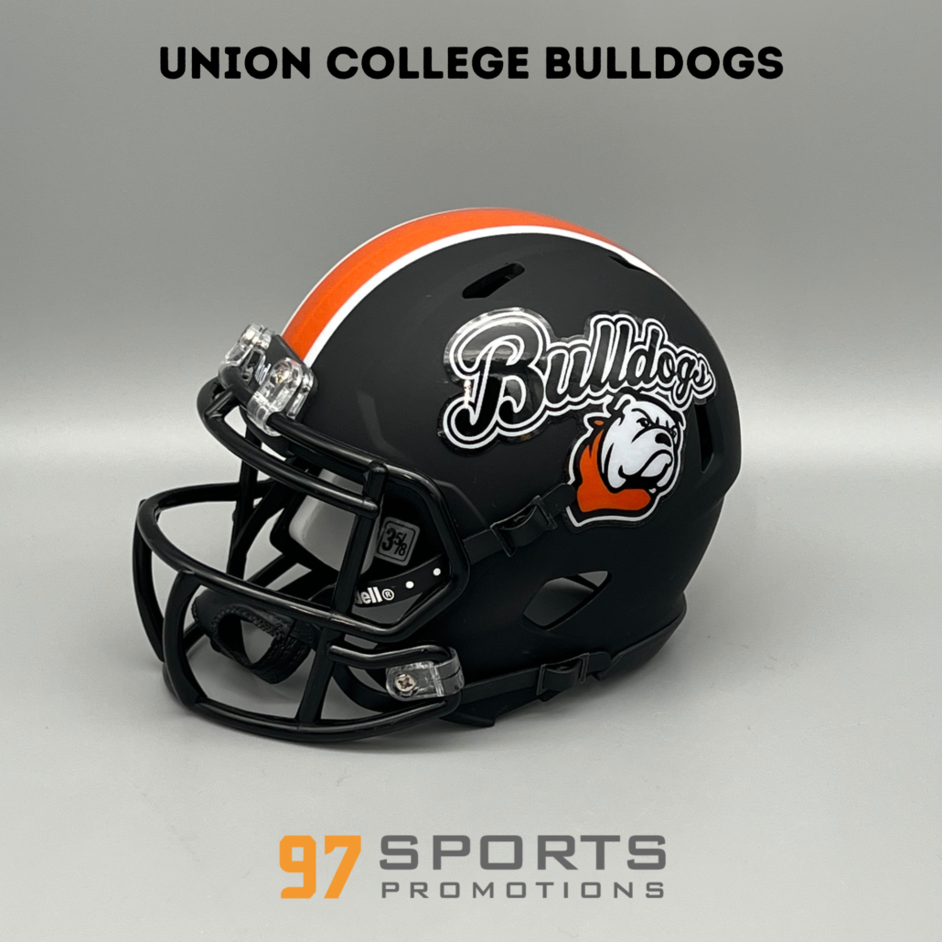 Union College Bulldogs Mini Football Helmet 2022 - 97 Sports Promotions