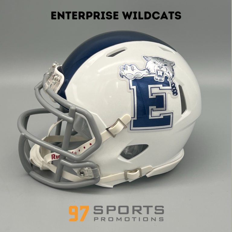 Enterprise Wildcats (AL) Mini Football Helmet - 97 Sports Promotions