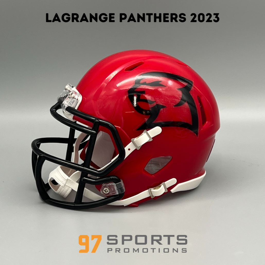 LaGrange College Panthers 2023 Mini Football Helmet - 97 Sports Promotions