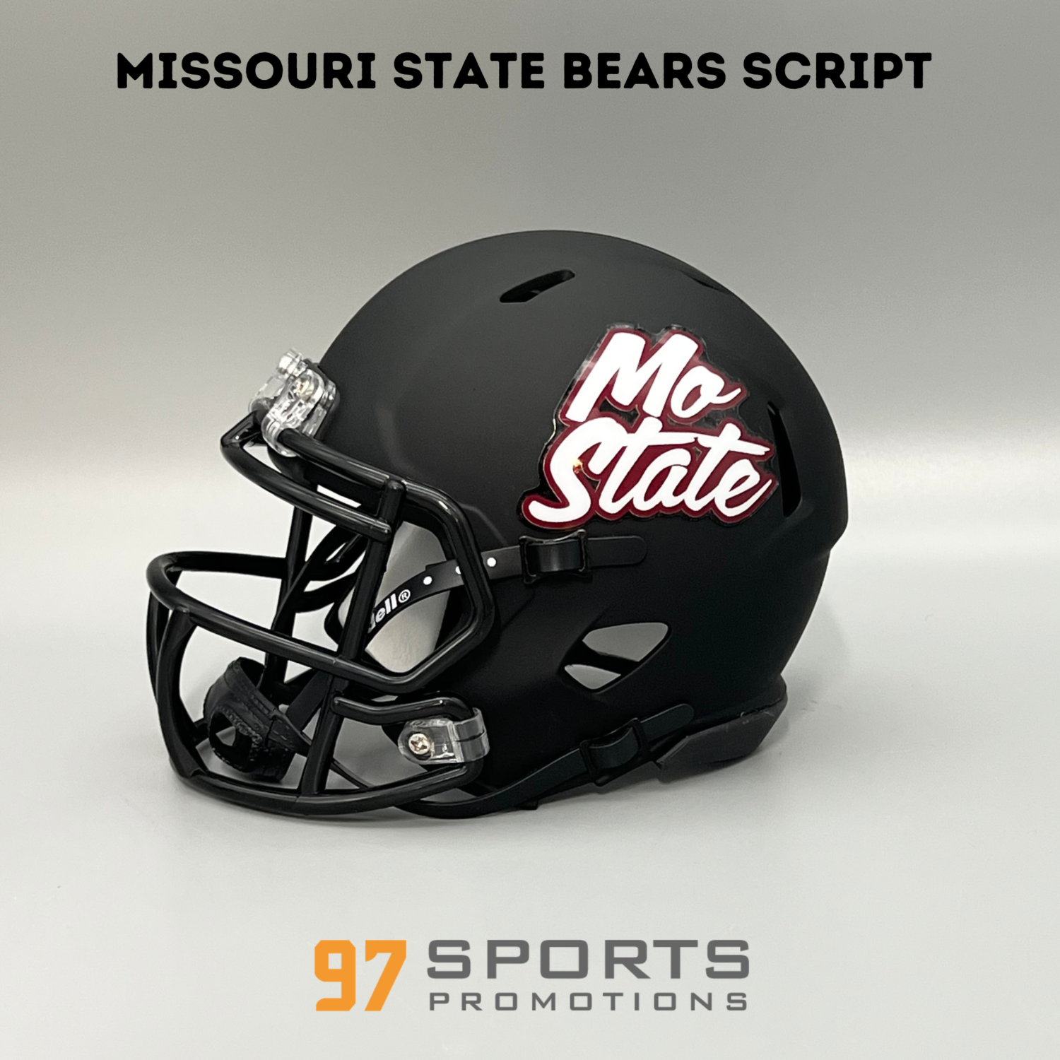 Missouri State Bears "Mo State" Script Mini Football Helmet - 97 Sports ...