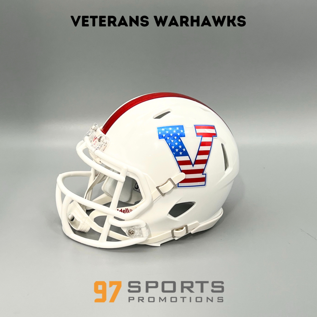 Veterans High Warhawks 2023 Mini Football Helmet (GA) - 97 Sports ...