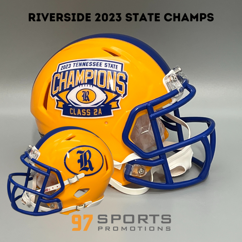 Riverside Panthers 2023 State Champions Mini Football Helmet - 97 ...